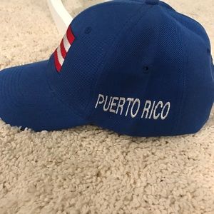 Puerto Rico | Accessories | Puerto Rico Hat Royal Blue Embroidered ...